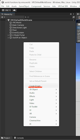VRChat ワールドにミラーを置く方法 | emu-v.com